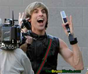 Bruno Movie Review - Sacha Baron Cohen & Gustaf Hammarsten