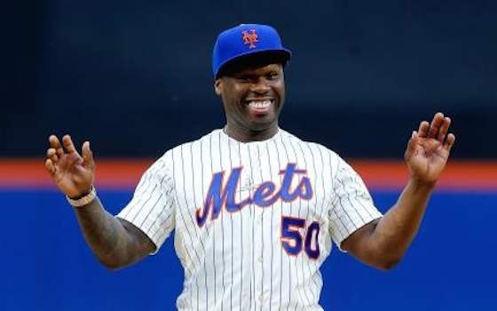 Rapper 50 Cent Delivers One of the Worst Opening Pitches In History
